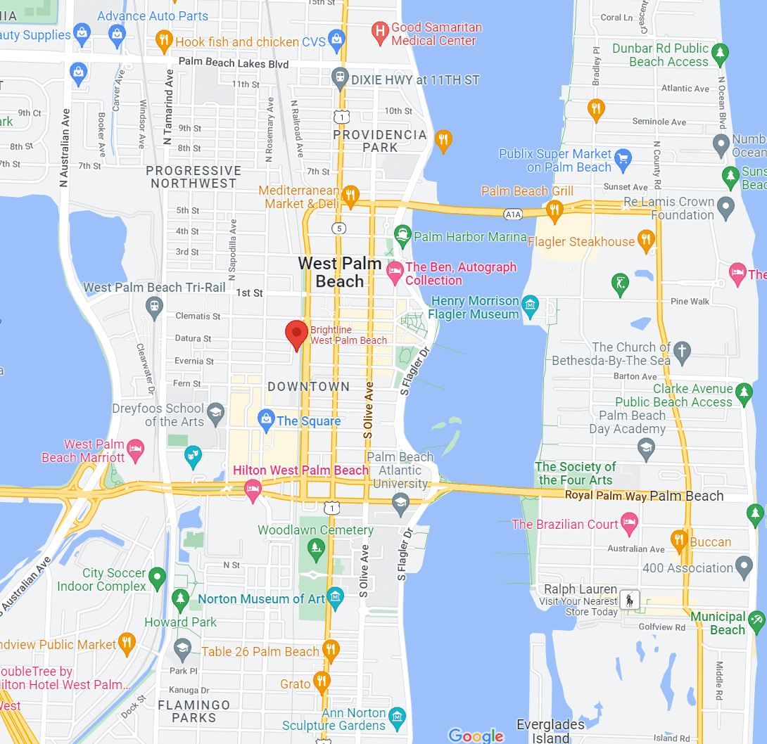 West Palm Beach Station - Brightline | Florida's 180 mph bullet-train ...